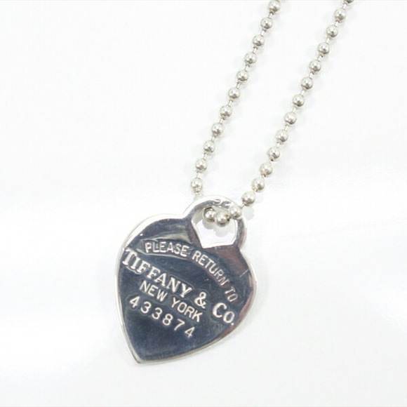 Tiffany & Co. | Jewelry | Tiffany Return To Heart Necklace Silver ...